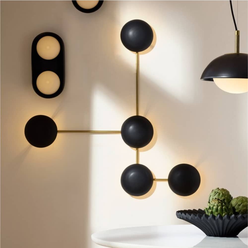 Arteriors Home Glaze Sculptural Sconce Black Matte – CLAYTON GRAY HOME