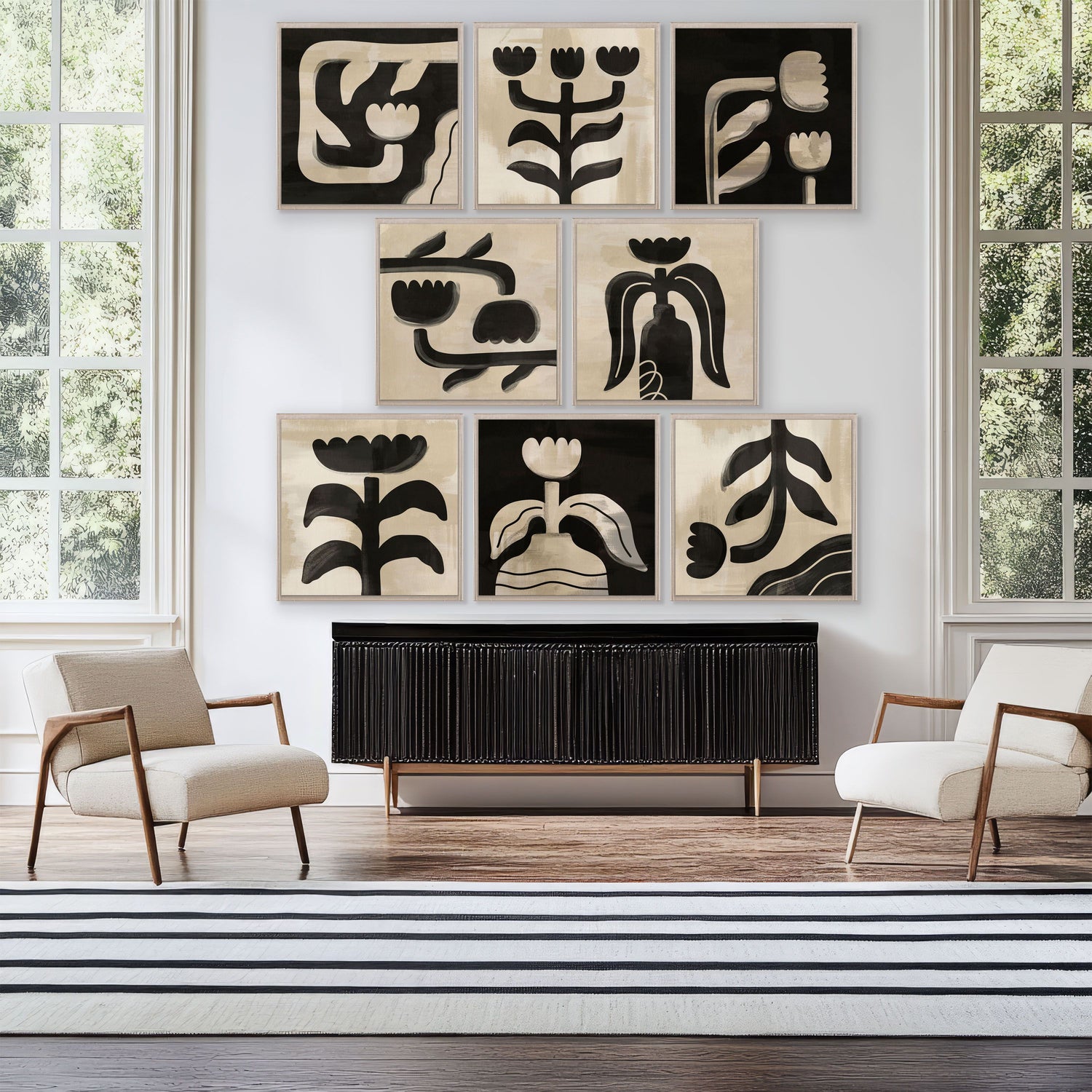Modernism in Bloom: Abstract Art – CLAYTON GRAY HOME