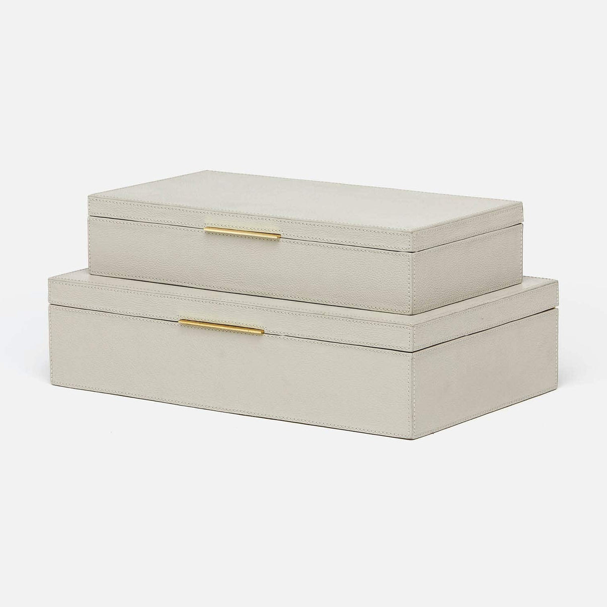 Made Goods Ralston Box Set Light Gray Full Grain Leather – CLAYTON GRAY ...