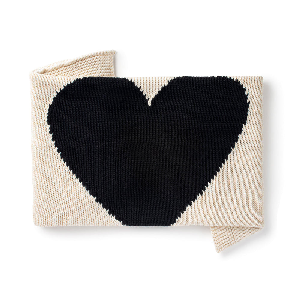 Black Heart Baby Blanket – CLAYTON GRAY HOME