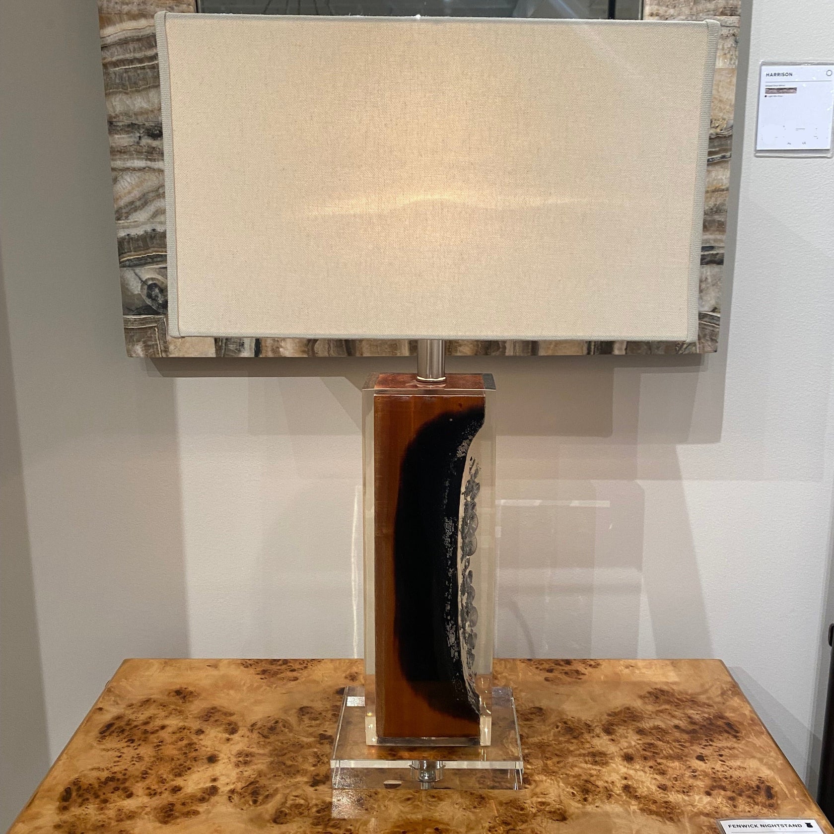 Made Goods Eskor Table Lamp Burnt Wood and Resin - multiple options ...