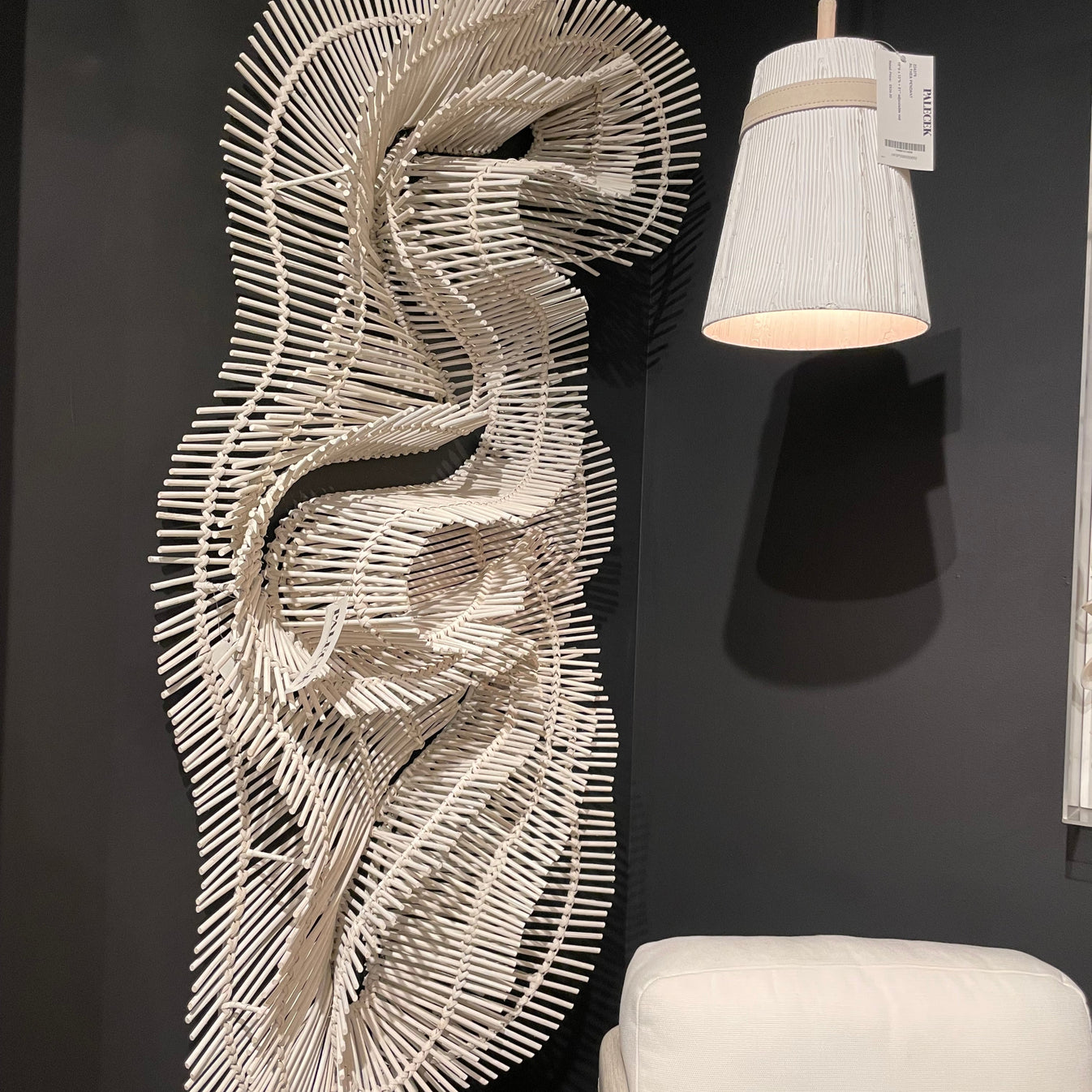 Palecek Miramar Wall Decor White Rattan – CLAYTON GRAY HOME