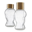 Arteriors Home Decker Vases Set of 2 Seedy Glass – CLAYTON GRAY HOME