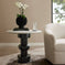 Arteriors Home Devito End Table Ebony Wood and Marble – CLAYTON GRAY HOME