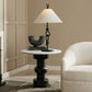 Arteriors Home Devito End Table Ebony Wood and Marble – CLAYTON GRAY HOME