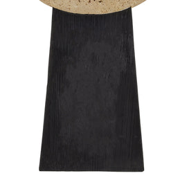 Arteriors Home Dorian Accent Table Chai Travertine – CLAYTON GRAY HOME