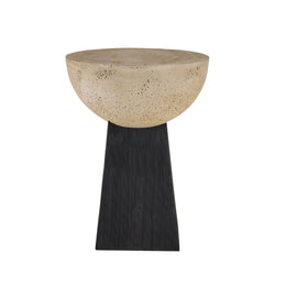 Arteriors Home Dorian Accent Table Chai Travertine – CLAYTON GRAY HOME