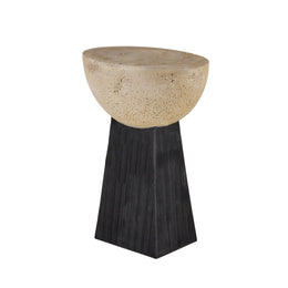 Arteriors Home Dorian Accent Table Chai Travertine – CLAYTON GRAY HOME