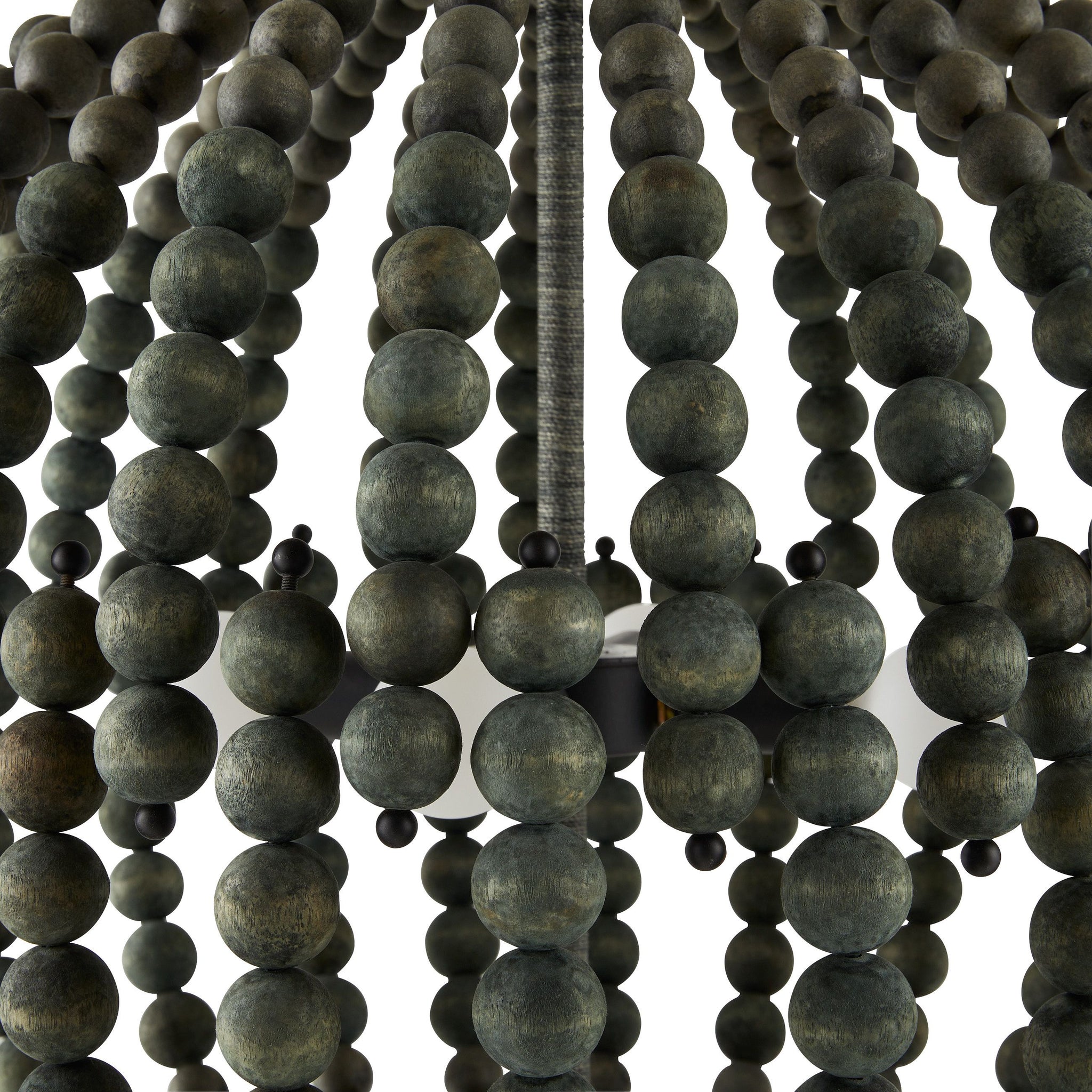 Arteriors Home Emma Chandelier Dark Gray Coconut Wood – CLAYTON GRAY HOME
