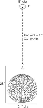 Arteriors Home Emma Chandelier Dark Gray Coconut Wood – CLAYTON GRAY HOME
