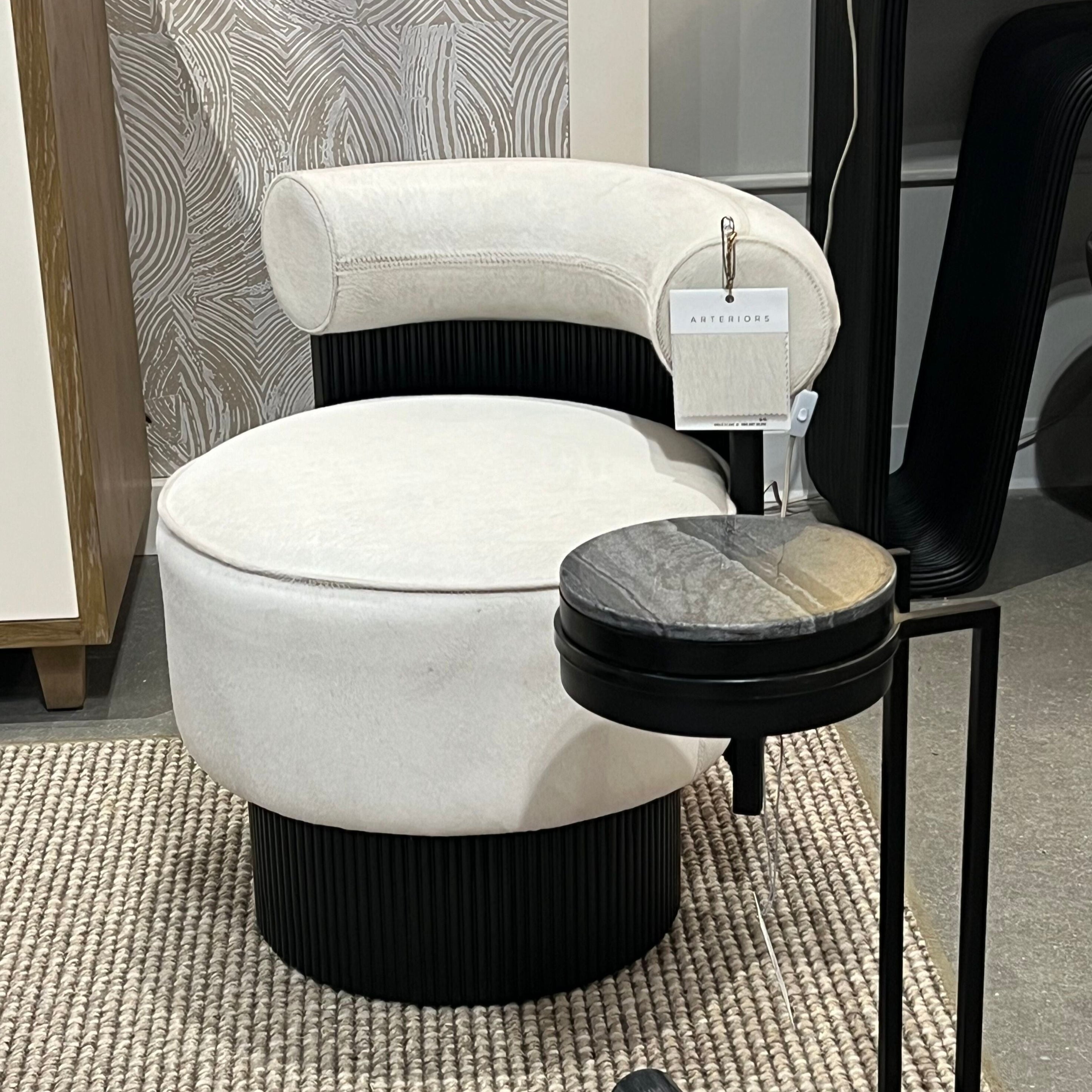 Arteriors Home Erhart Chair White Hair on Hide – CLAYTON GRAY HOME