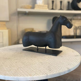 Arteriors Home Jaime End Table Black Iron and White Marble – CLAYTON ...