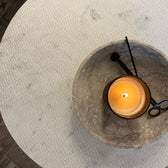 Arteriors Home Jaime End Table Black Iron and White Marble – CLAYTON ...