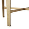 Arteriors Home Janine End Table Brass and Marble – CLAYTON GRAY HOME