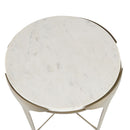 Arteriors Home Janine End Table Brass and Marble – CLAYTON GRAY HOME