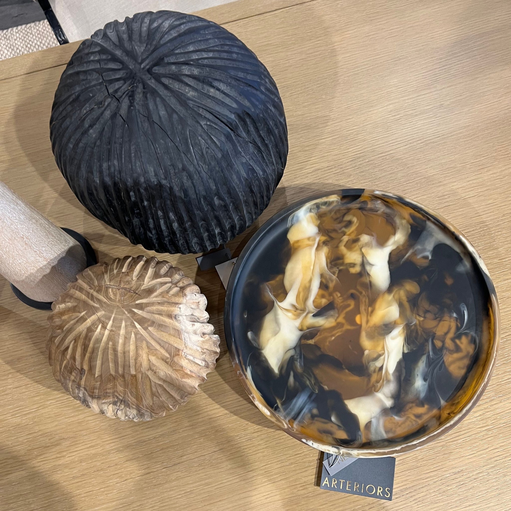 Arteriors Home Uberto Sculpture Teak Root Set – CLAYTON GRAY HOME