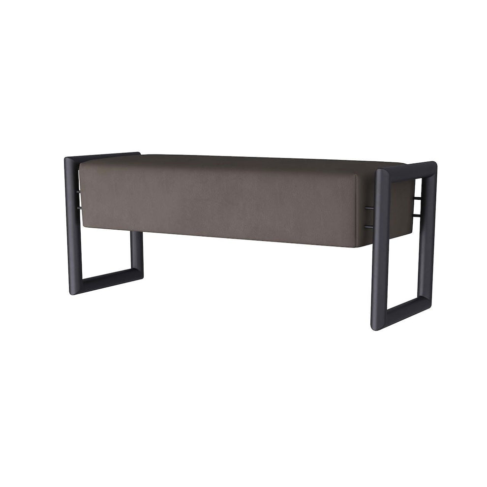 Arteriors Home Willcox Bench Graphite Leather – CLAYTON GRAY HOME