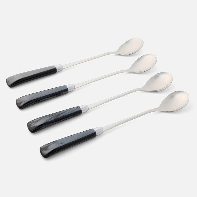 Blue Pheasant Colson Cocktail Spoon Set Black Acrylic – CLAYTON GRAY HOME