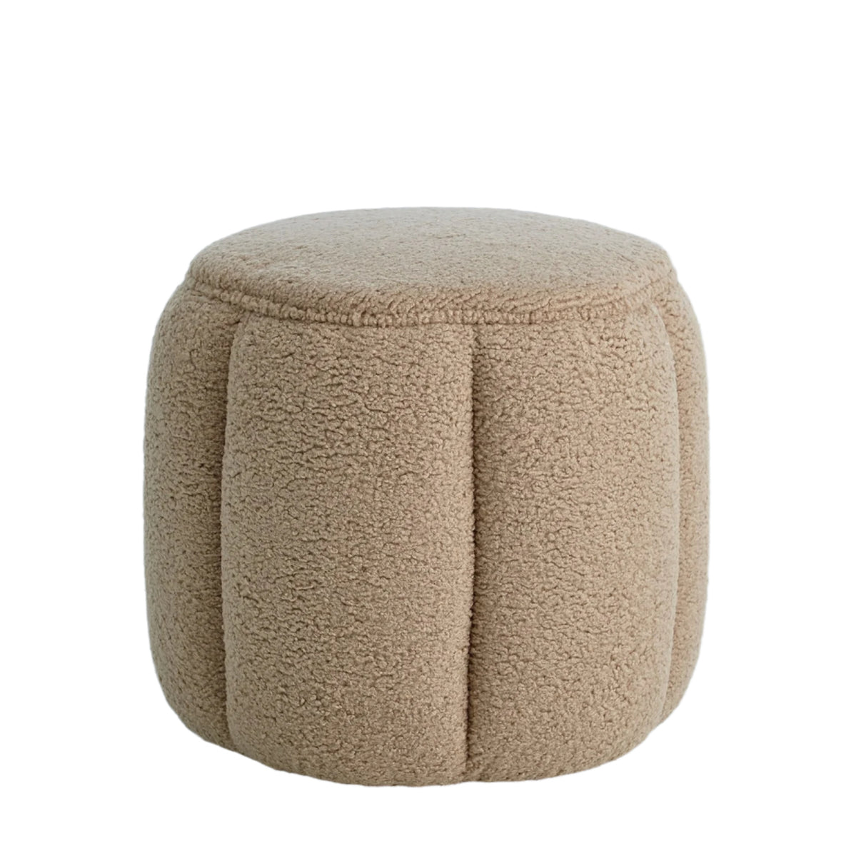 Global Views Tuffet Ottoman Toast Sheepskin – CLAYTON GRAY HOME