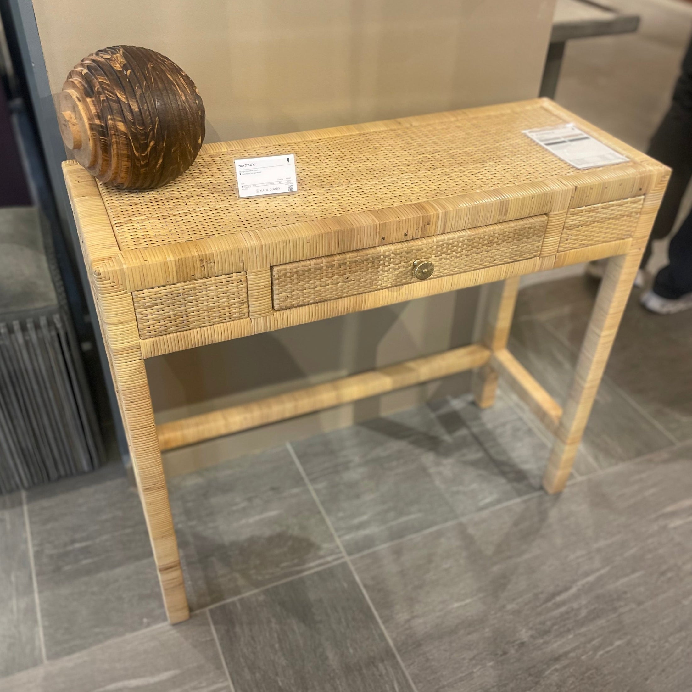 Made Goods Isla Console Natural Peeled Rattan - multiple options – CLAYTON GRAY HOME