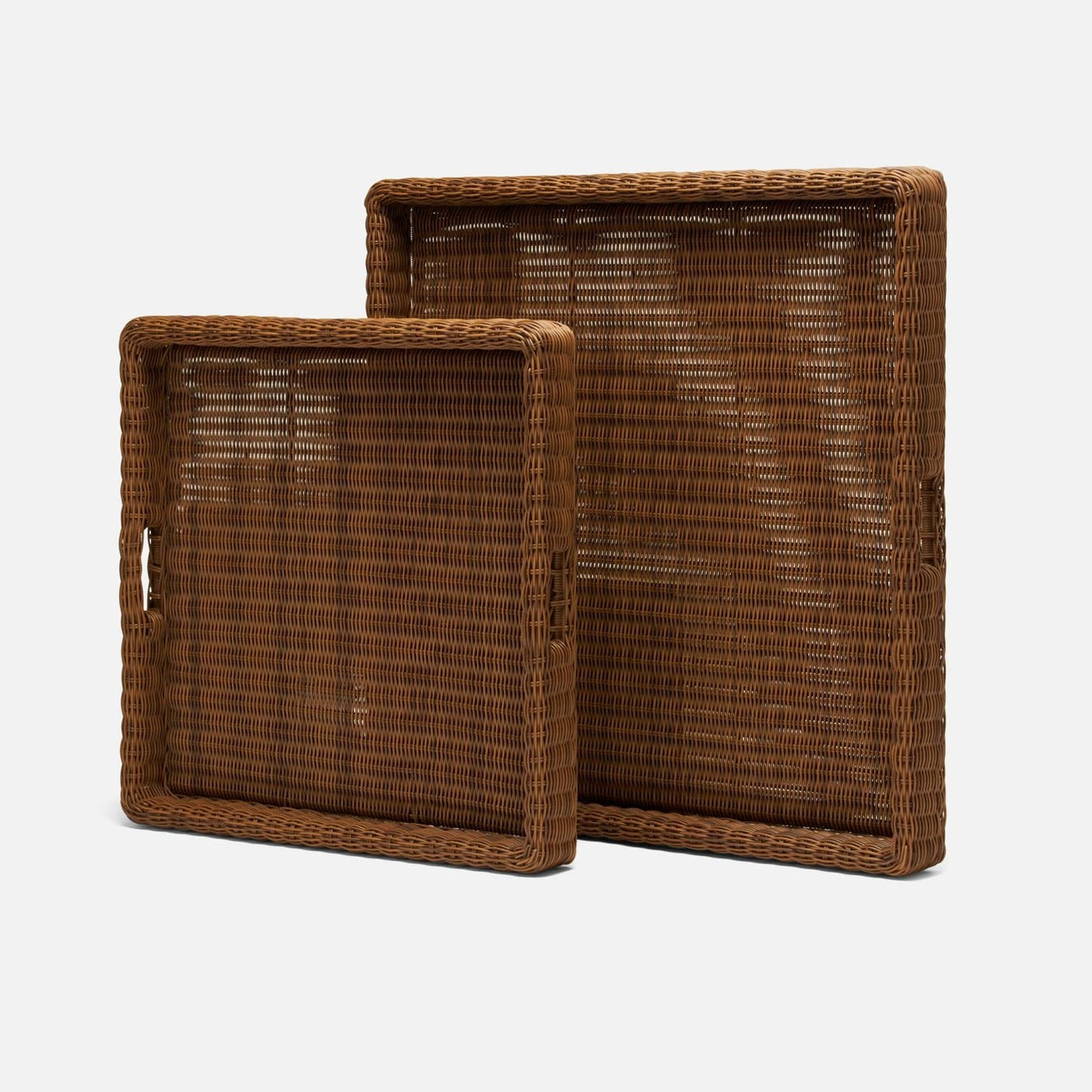 Made Goods Avani Extra Large Square Tray Set Chestnut Wicker – CLAYTON ...
