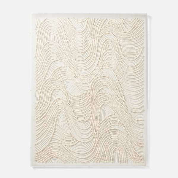 Made Goods Avy Wall Decor Rectangular White Wood Faux Pearl – CLAYTON ...