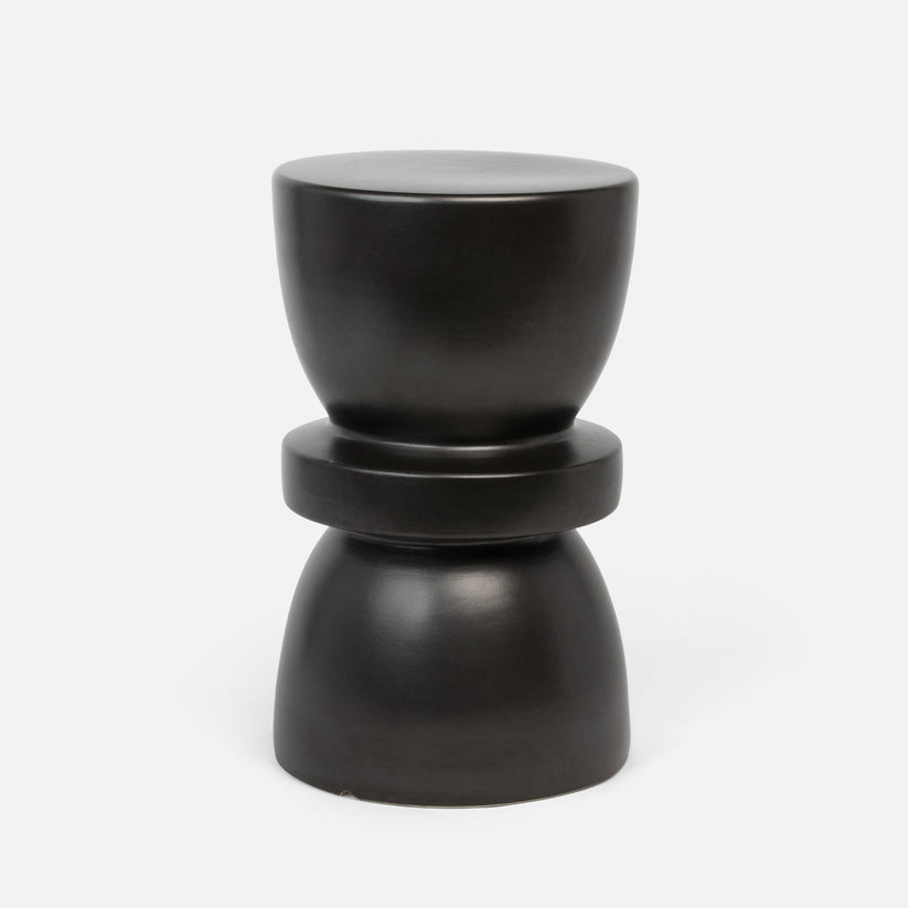 Made Goods Binx Stool Matte Black Ceramic – CLAYTON GRAY HOME