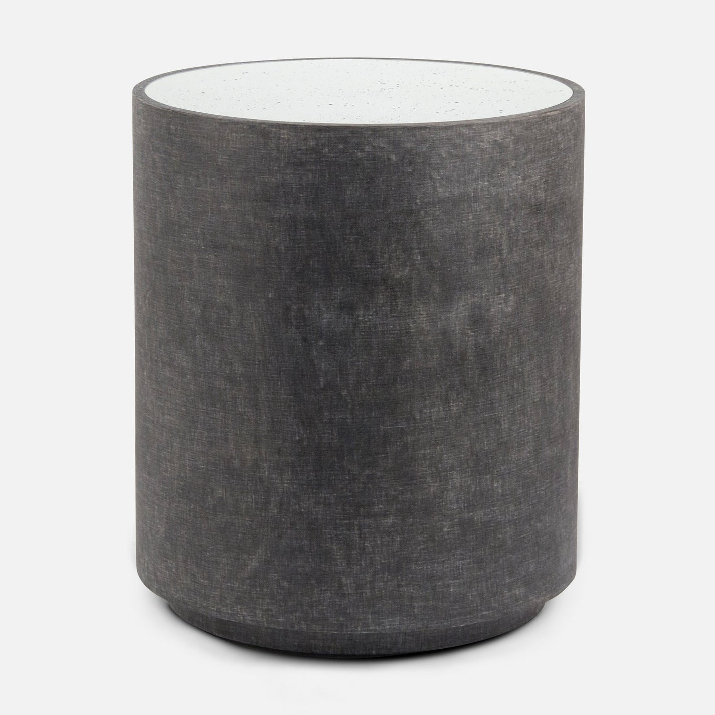 Made Goods Cara Side Table Charcoal Faux Linen – CLAYTON GRAY HOME