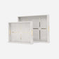 Made Goods Dania Tray Set Bright White Faux Shagreen - multiple options ...