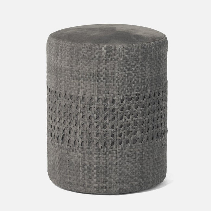Made Goods Ellington Stool Slate Gray Suede – CLAYTON GRAY HOME