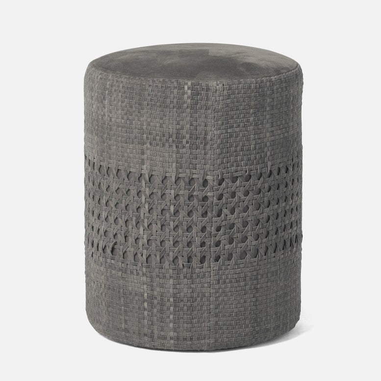 Made Goods Ellington Stool Slate Gray Suede – CLAYTON GRAY HOME