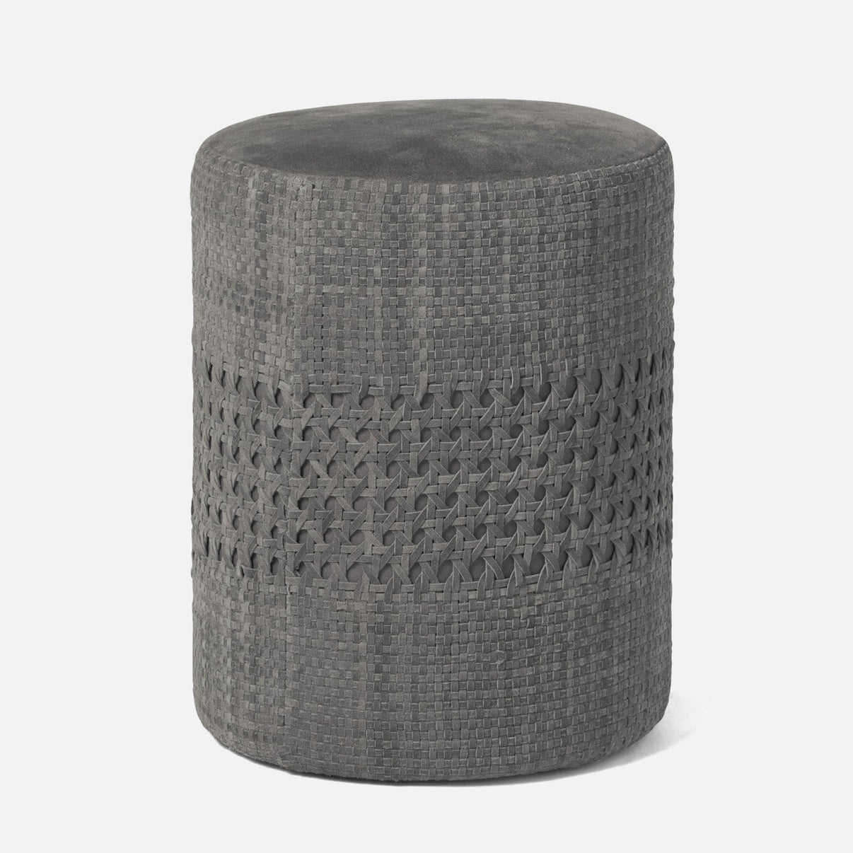 Made Goods Ellington Stool Slate Gray Suede – CLAYTON GRAY HOME