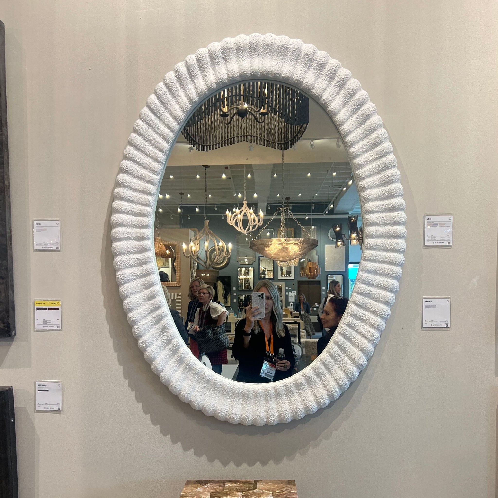 Made Goods Ember Mirror White Plaster Resin – CLAYTON GRAY HOME