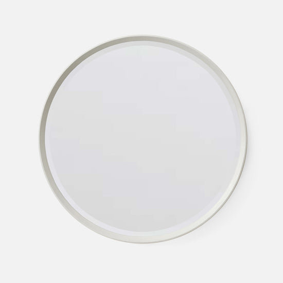 Made Goods Emma Mirror Bright White Faux Shagreen - multiple options ...