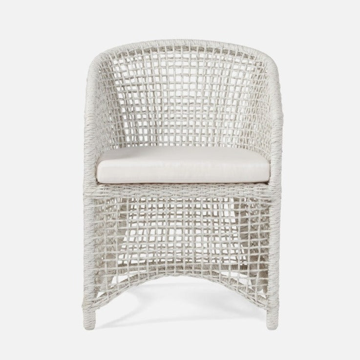 Made Goods Helena Dining Chair Speckled White Wicker – CLAYTON GRAY HOME
