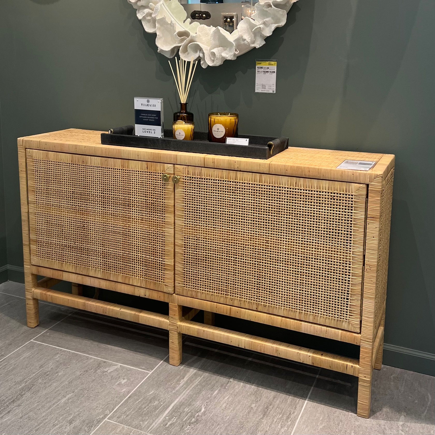 Made Goods Isla Buffet Natural Peeled Rattan - multiple options ...