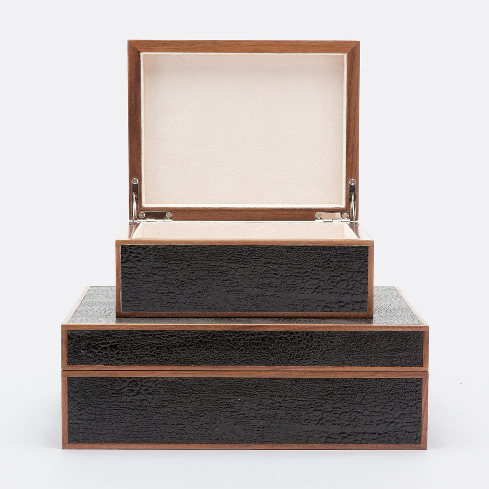 Made Goods Jeston Box Set Burnt Walnut Texture – CLAYTON GRAY HOME