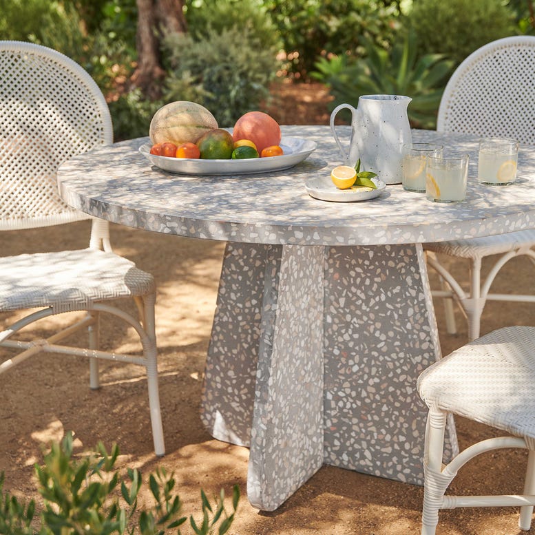 Made Goods Juliette Dining Table Gray Terrazzo – CLAYTON GRAY HOME