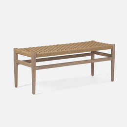 Made Goods Larsson Bench Natural Twisted Faux Rope - multiple options ...