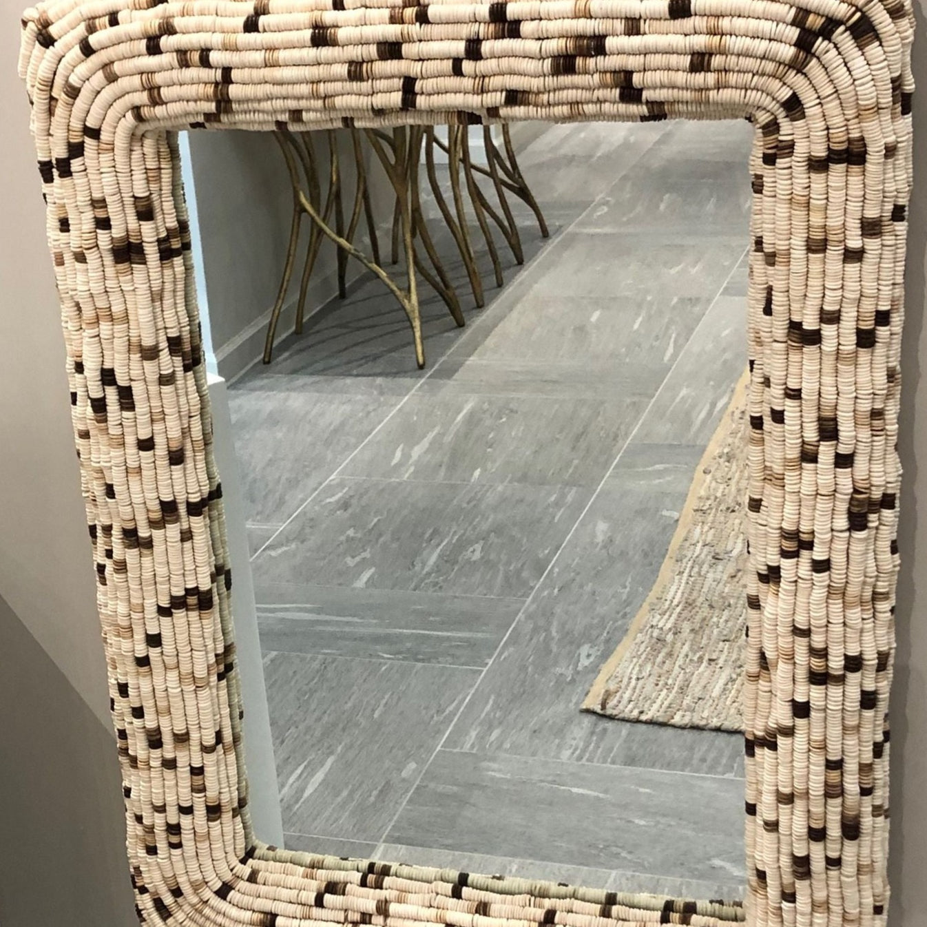 Made Goods Liora Mirror Light Mix Coco Beads – CLAYTON GRAY HOME