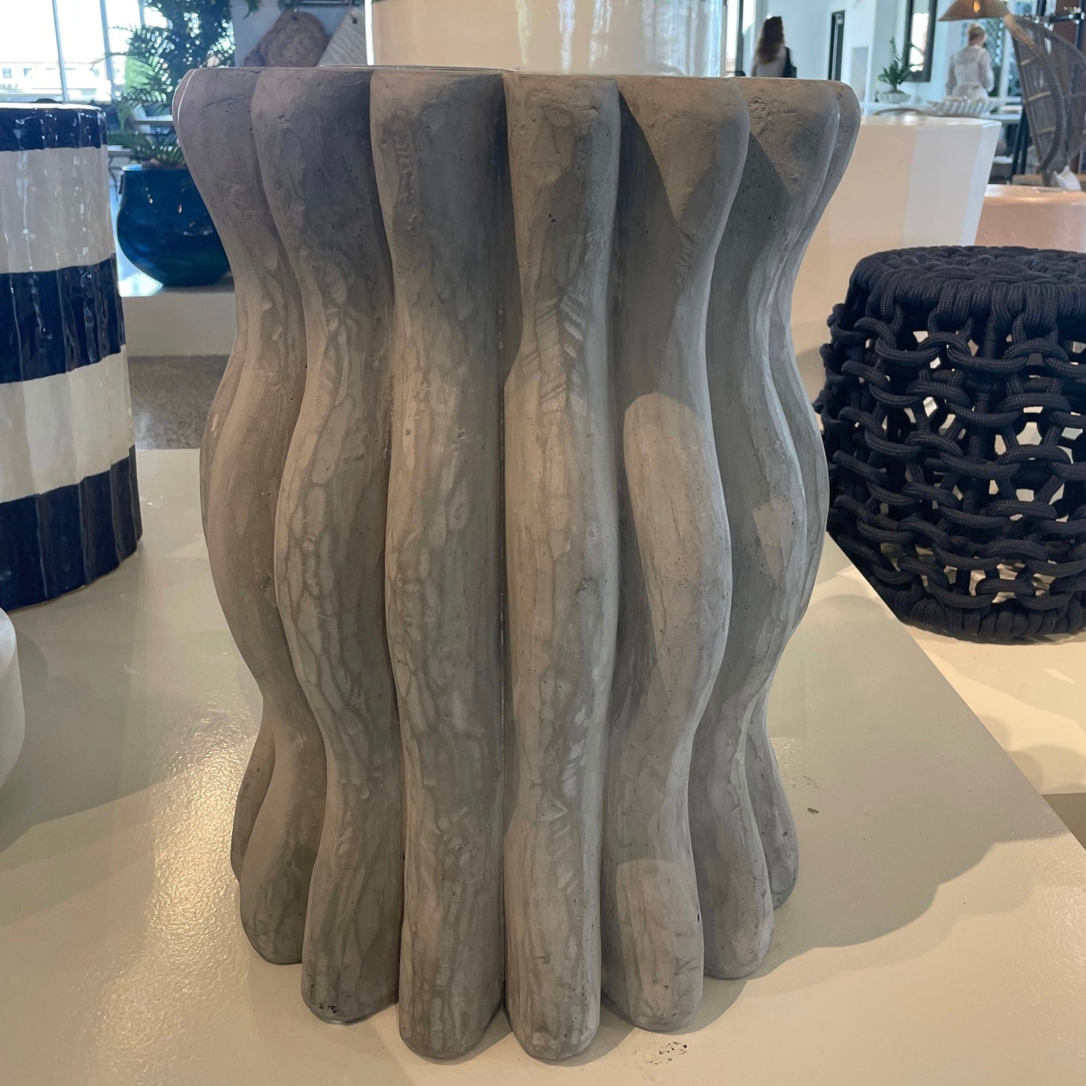 Made Goods Medusa Stool Light Gray Stone – CLAYTON GRAY HOME