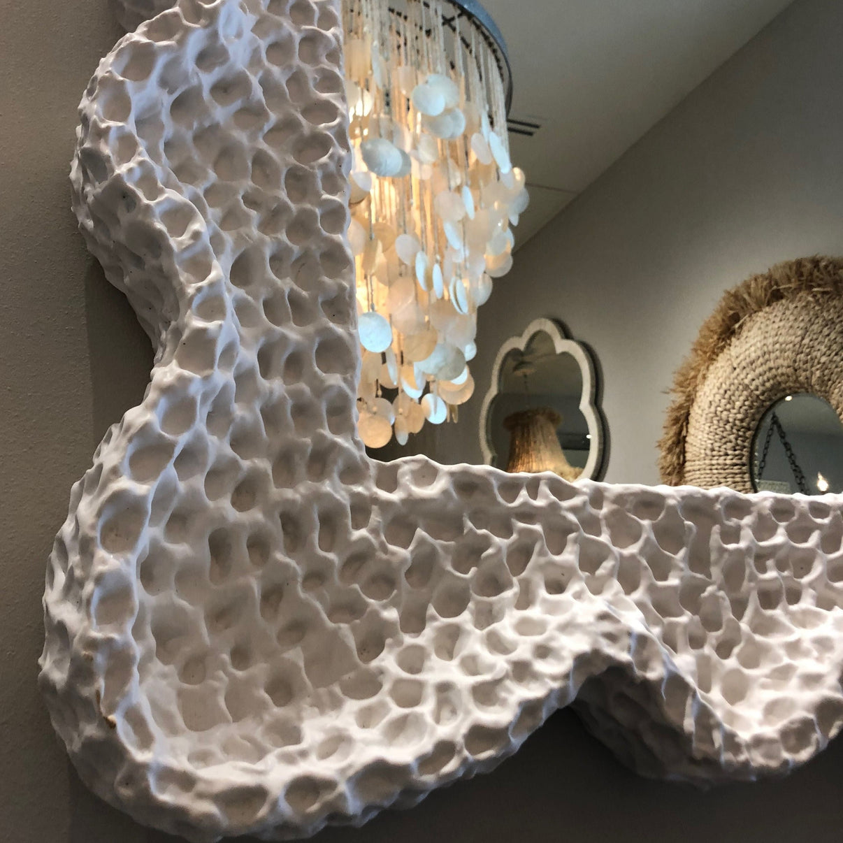 Made Goods Nora Mirror White Plaster – CLAYTON GRAY HOME