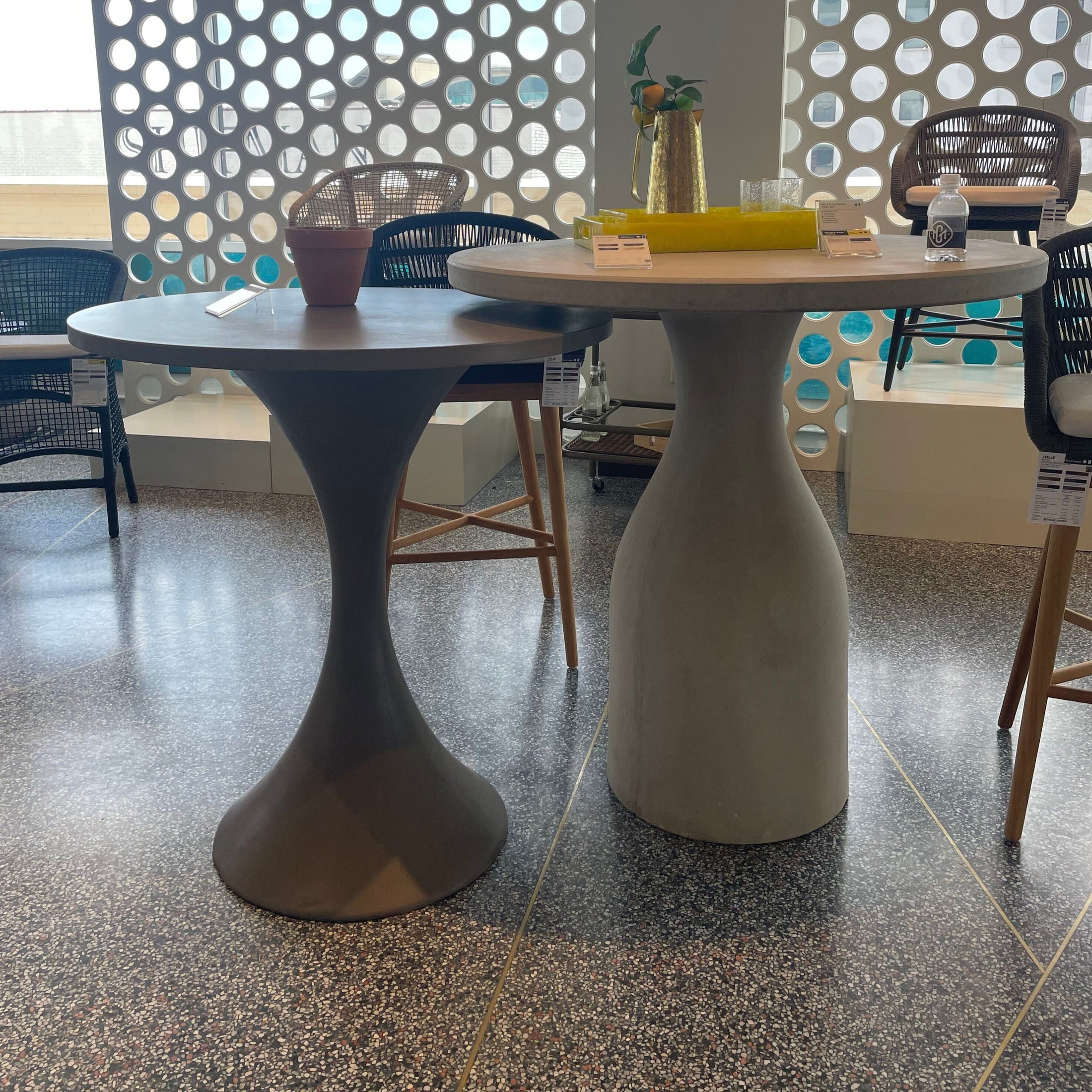 Made Goods Omni Bar Table Gray Concrete – CLAYTON GRAY HOME