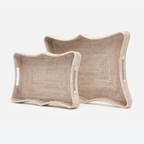 Made Goods Opal Tray Set Whitewashed Rattan – CLAYTON GRAY HOME