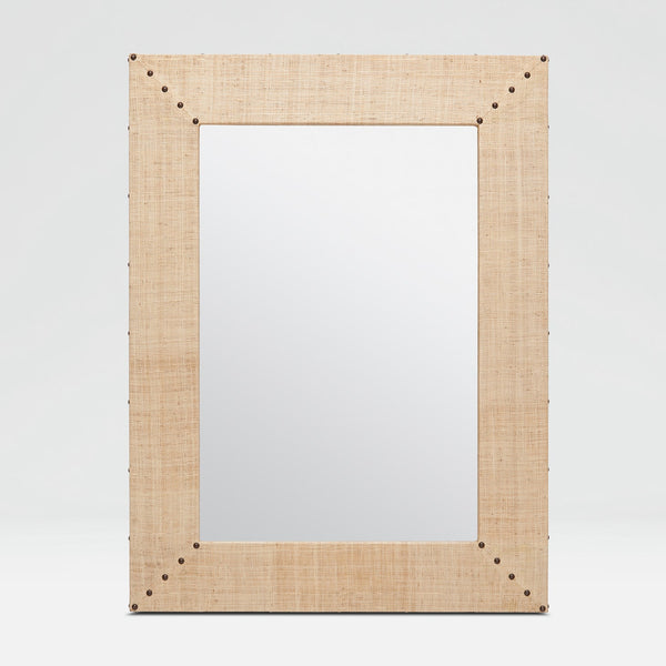 Made Goods Sachin Mirror Natural Bleached Raffia – CLAYTON GRAY HOME