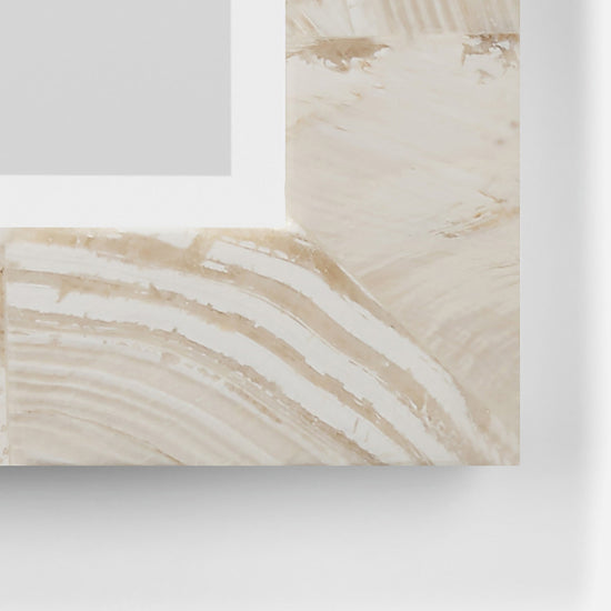 Made Goods Sidney Rectangular Mirror Natural Fossilized Stone ...