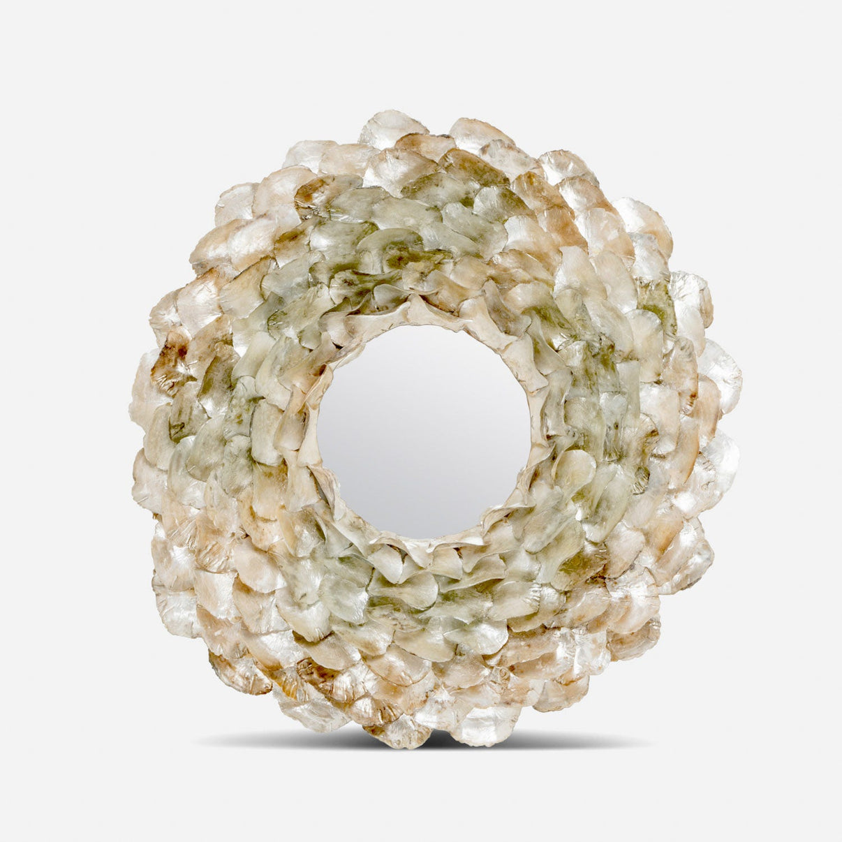 Made Goods Venus Mirror Frost Saddle Oyster Shell – CLAYTON GRAY HOME