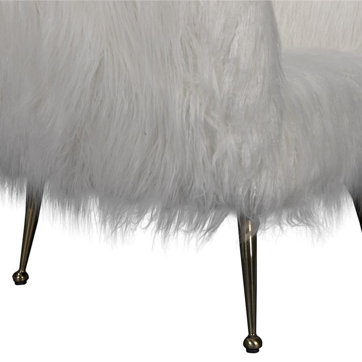 Noir Rodney Chair Faux Flokati – CLAYTON GRAY HOME