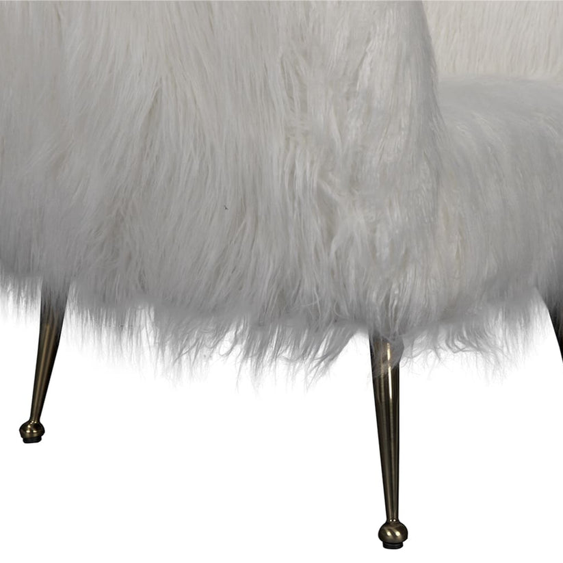 Noir Rodney Chair Faux Flokati – CLAYTON GRAY HOME