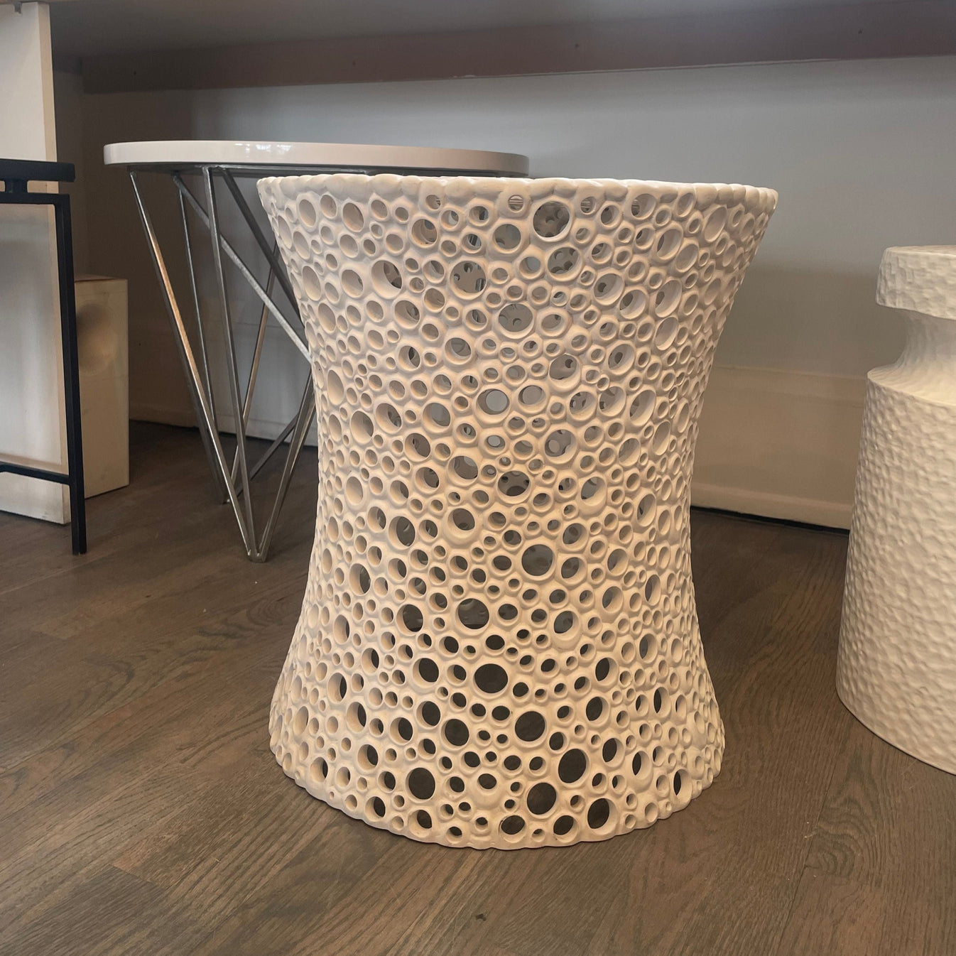 Oly Studio Meri Side Table White Cast Resin – CLAYTON GRAY HOME